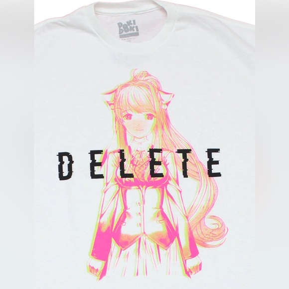 Shirts | Doki Doki Literature Club Monika Tshirt Anime Visual Novel ...